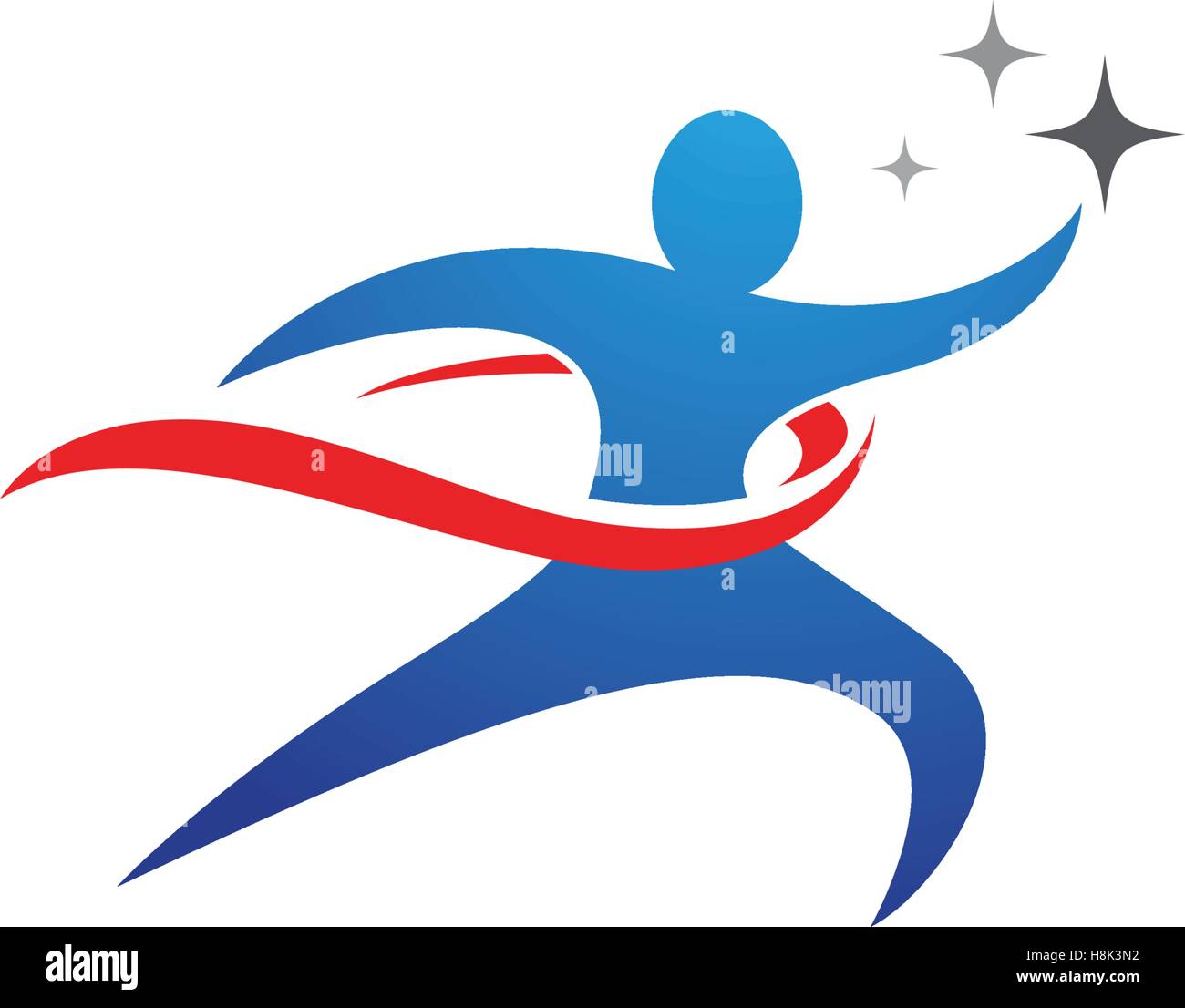 Fun people Healthy Life icon Logo template Stock Vector Image & Art - Alamy