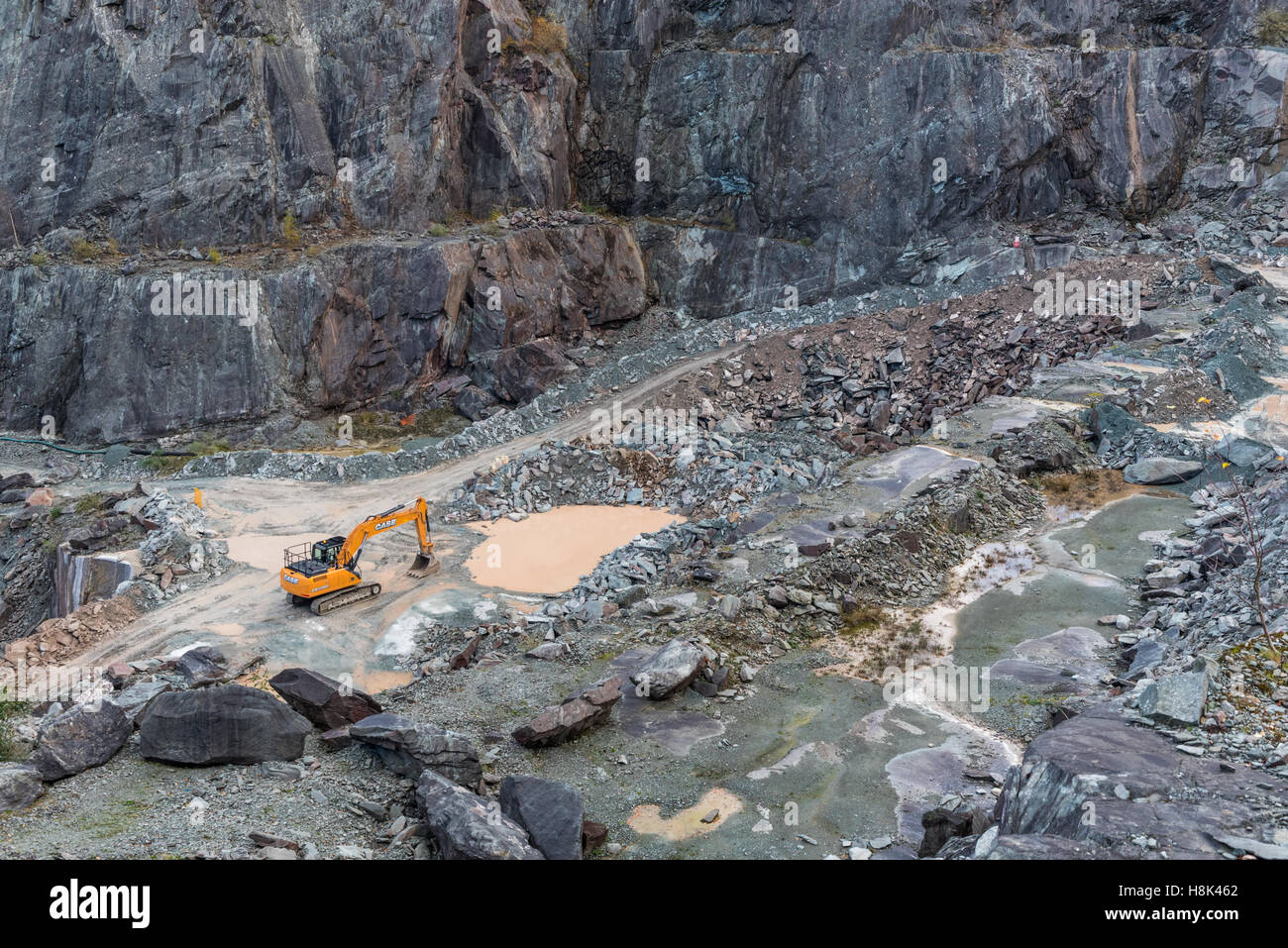 Burlington Slate Quarry at Elterwater in Great langdale Stock Photo - Alamy