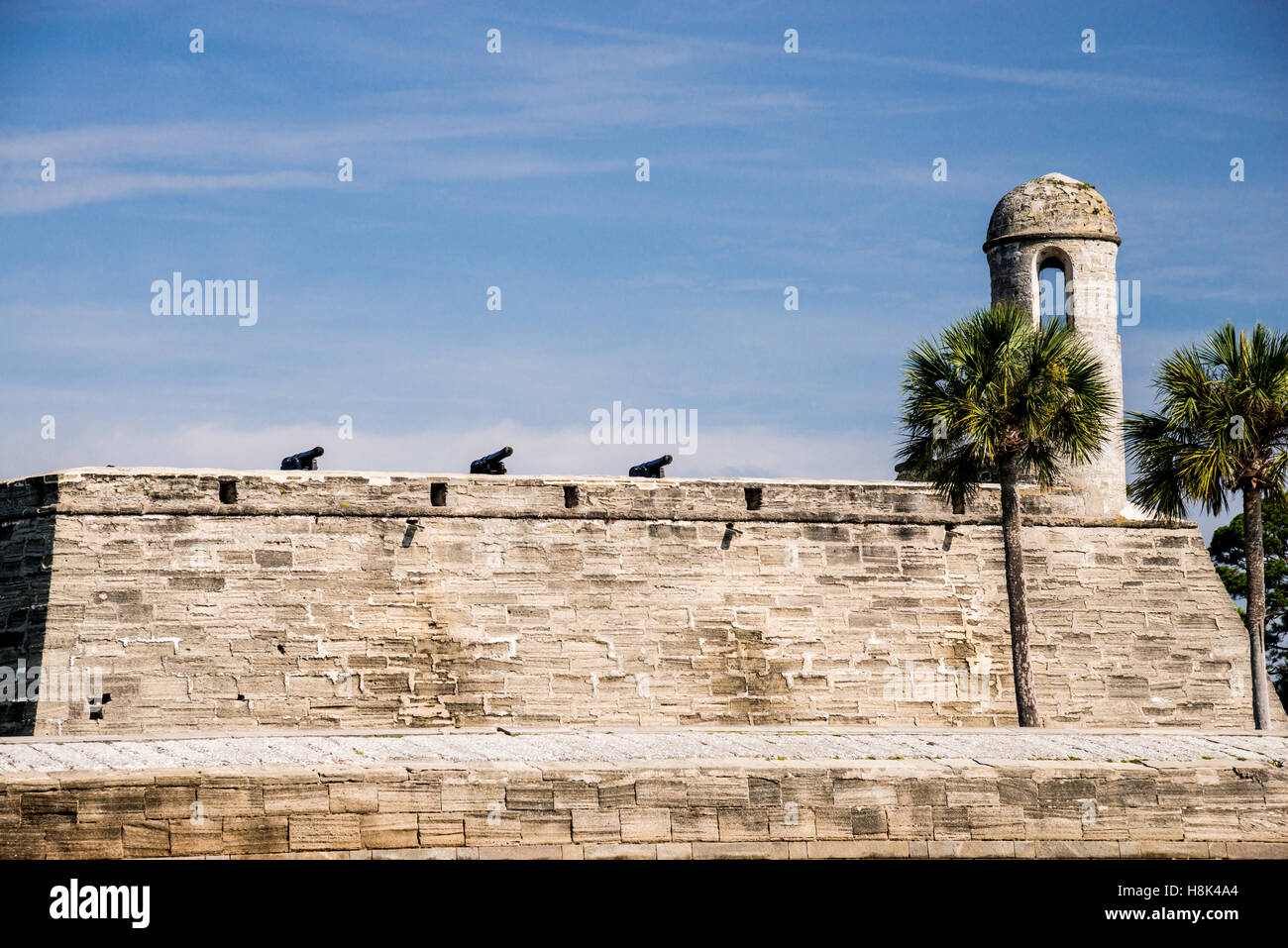 Castillo de San Marco St. Augustine Florida Stock Photo - Alamy
