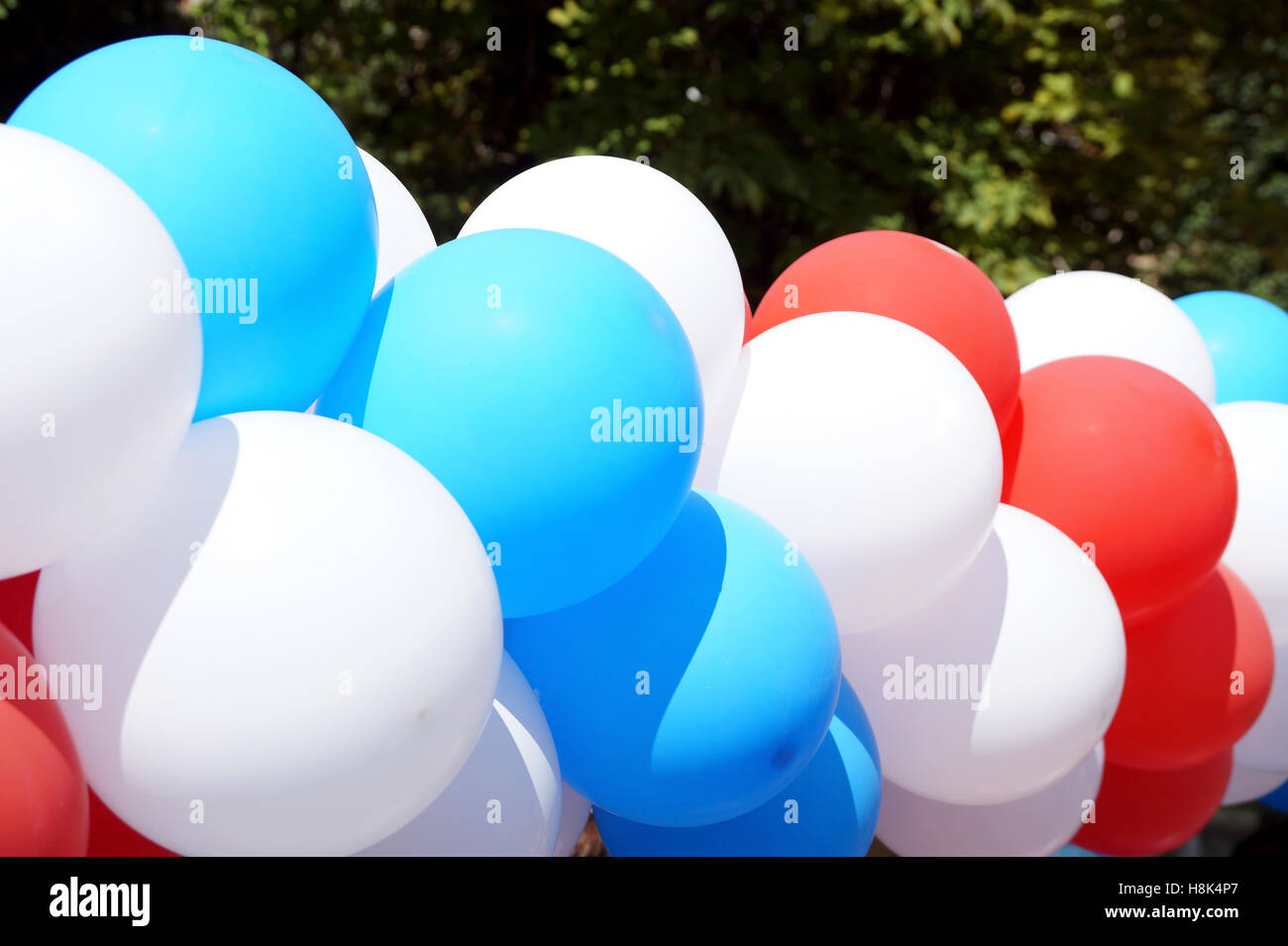 Multi-colored balloons in several colors Stock Photo - Alamy