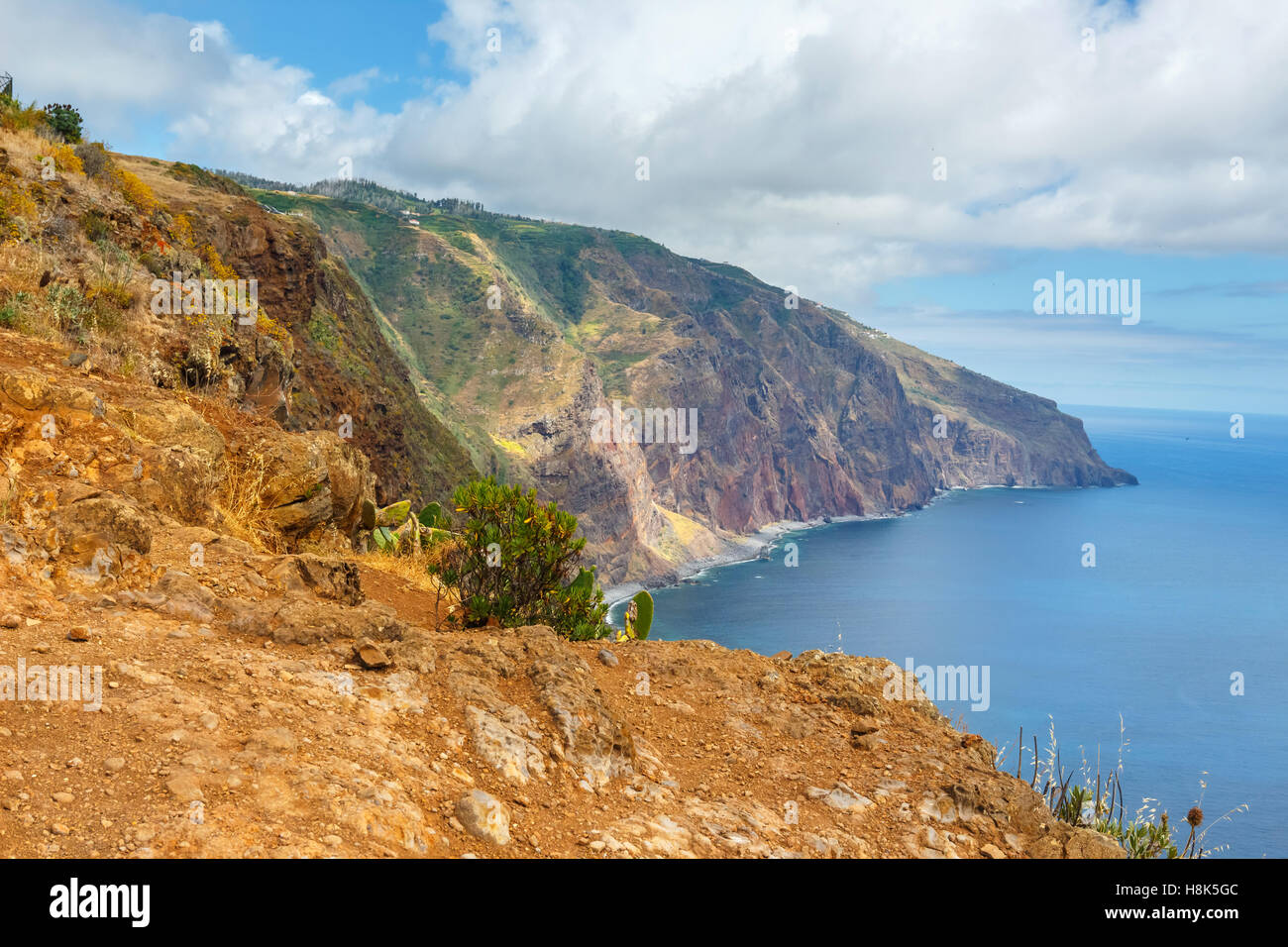 majestic view of the cliffs, Madeira, Portugal Stock Photo - Alamy