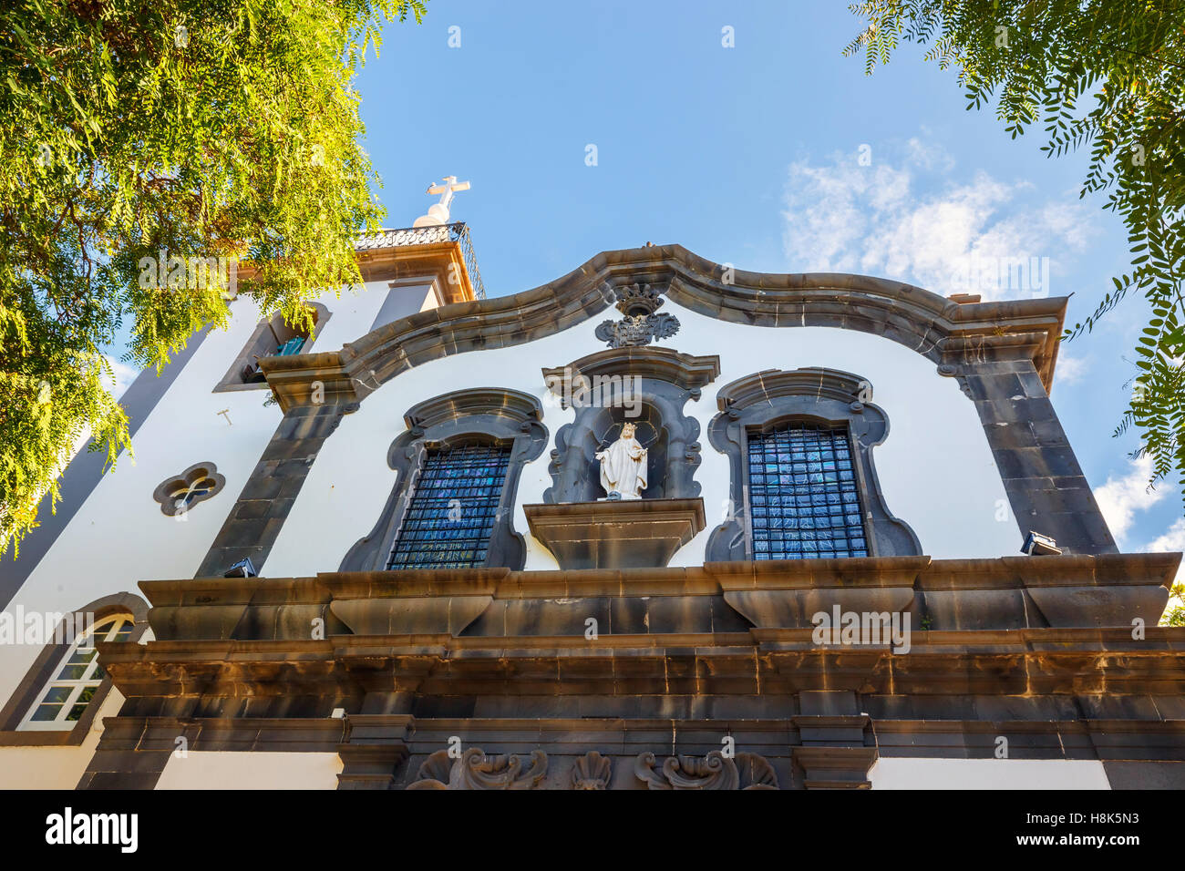 Catholic church in Funchal, Madeira Island, Portugal Stock Photo - Alamy