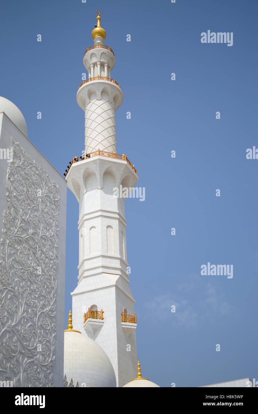 Grand Mosque tower Stock Photo - Alamy