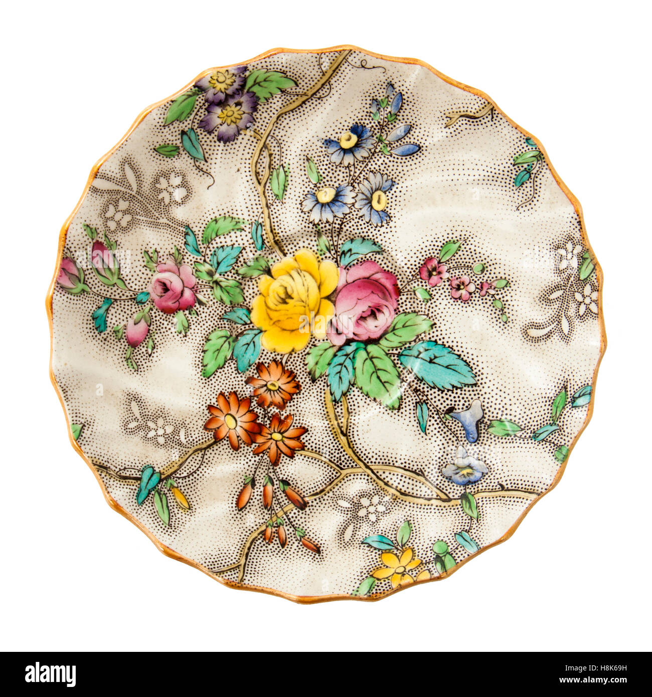 Vintage 1930s Art Deco "Patricia" saucer by Spode Copeland pottery ...