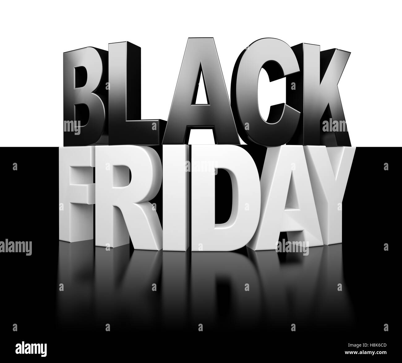 3d black friday sign Black and White Stock Photos & Images - Alamy