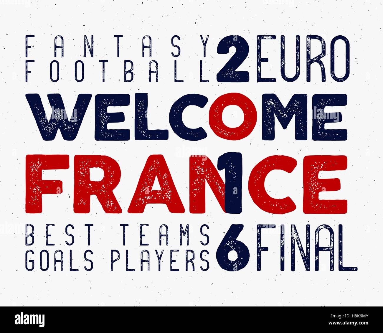 France europe 2016 Football label, Soccer overlay, tournament logo ...