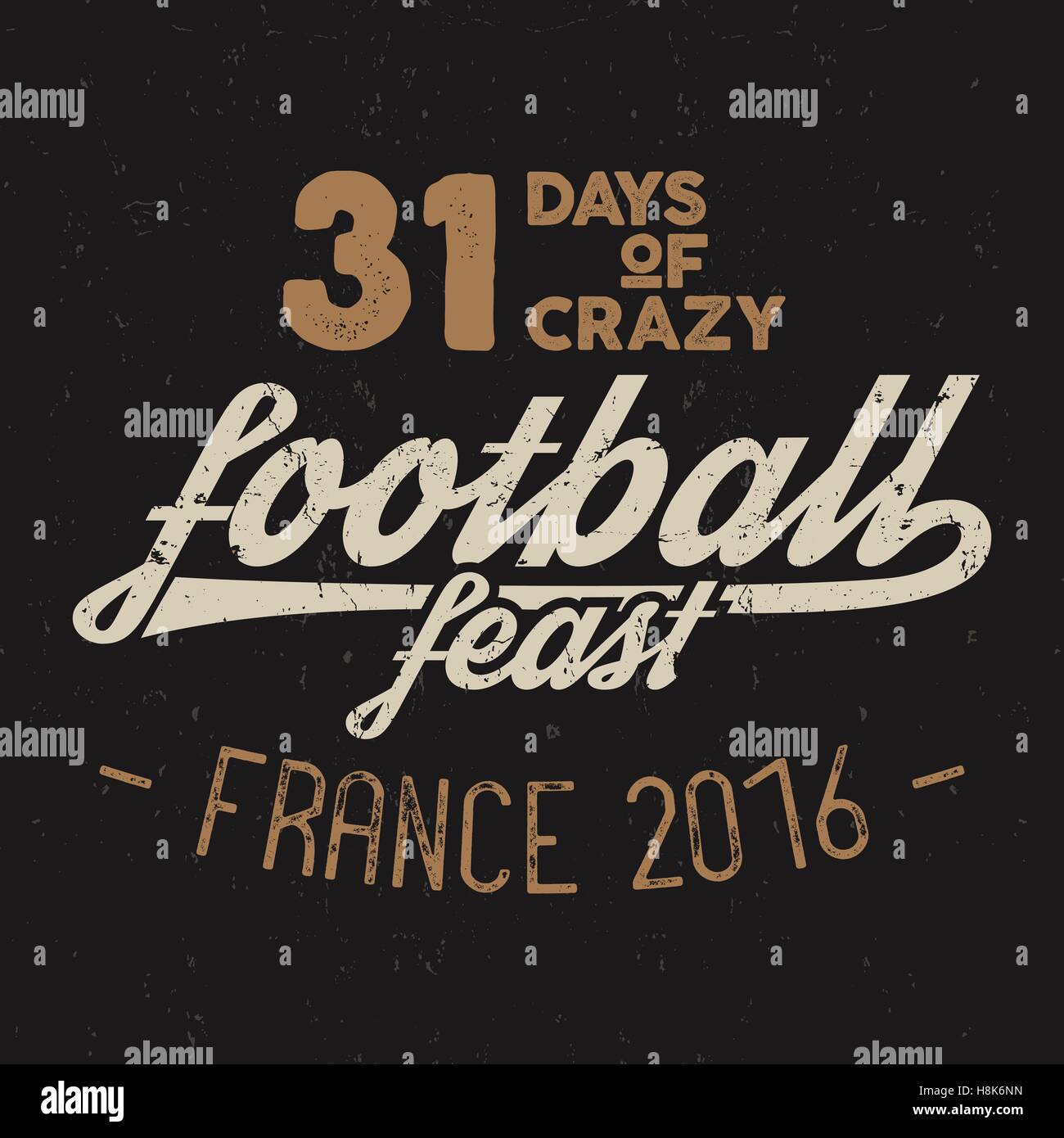 France europe 2016 Football feast typography label, Soccer overlay ...