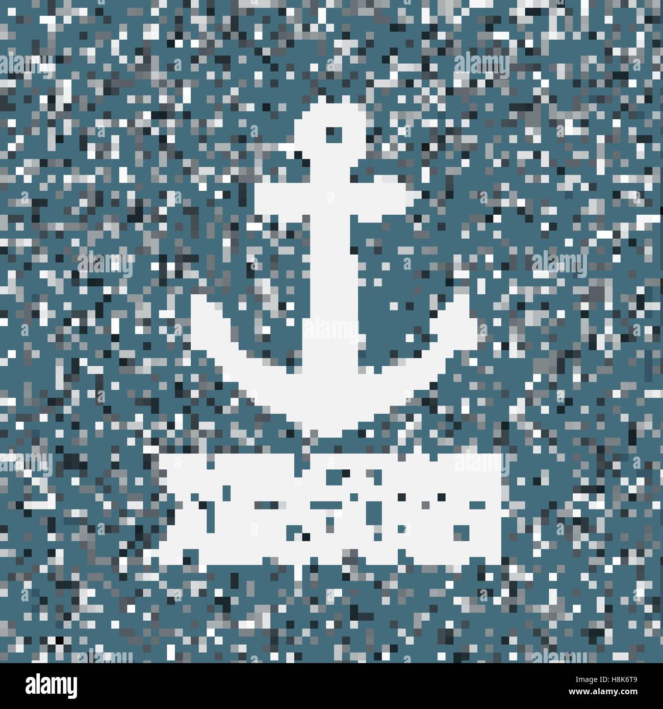 Nautical Design. Sailor vector emblem. Anchor label and print design ...