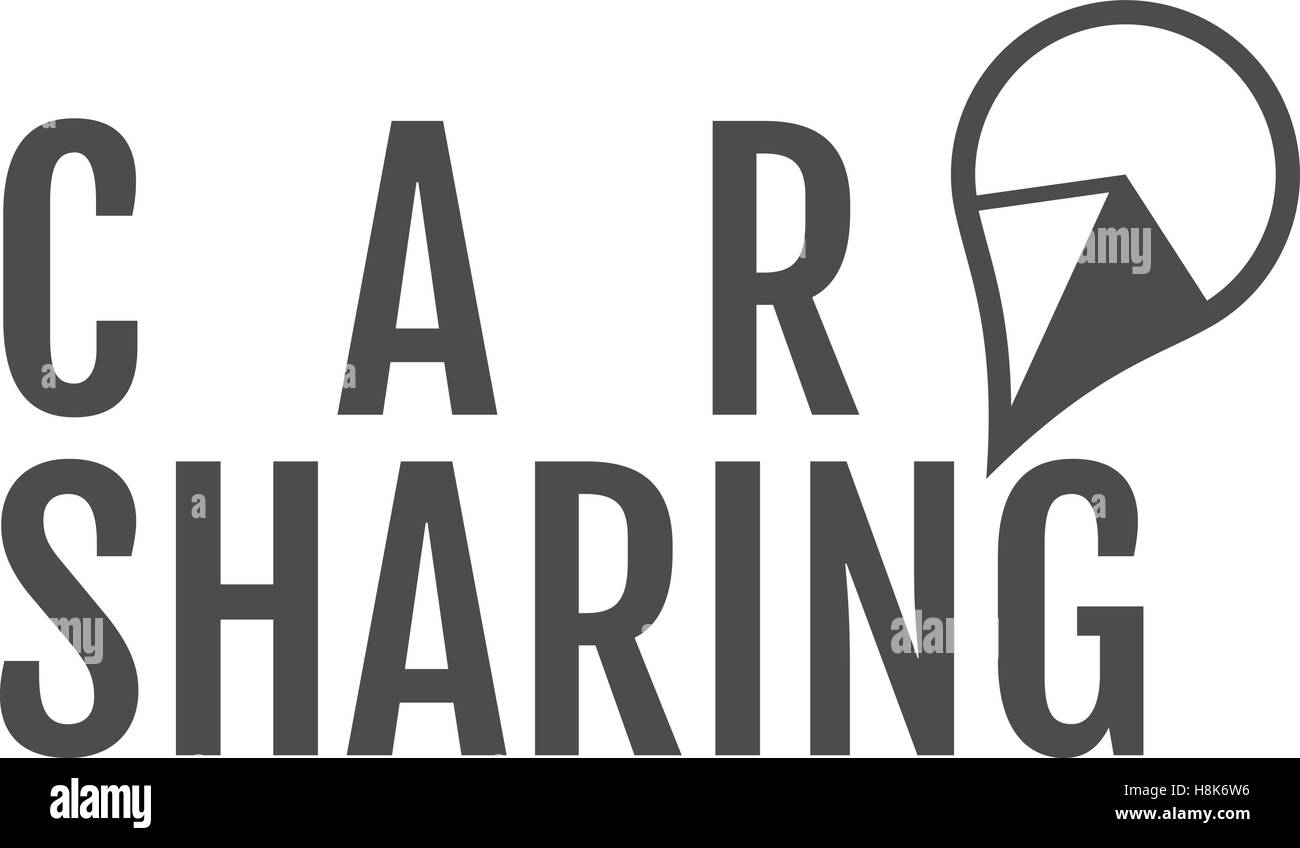 Car share logo design. Car Sharing or rental car concept. Use for ...