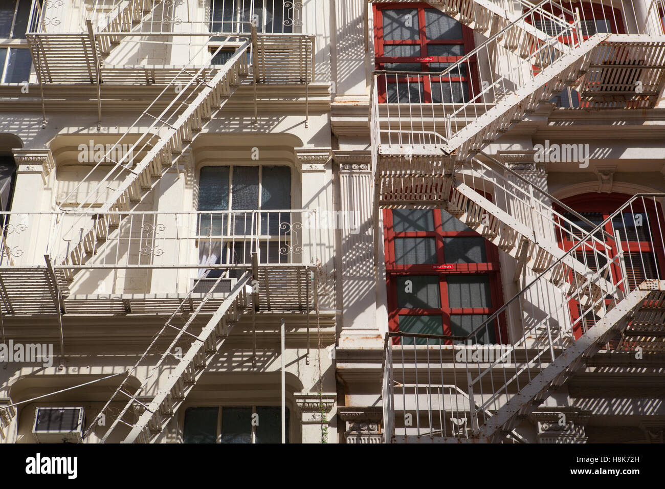Fire escape zig zag hi-res stock photography and images - Alamy