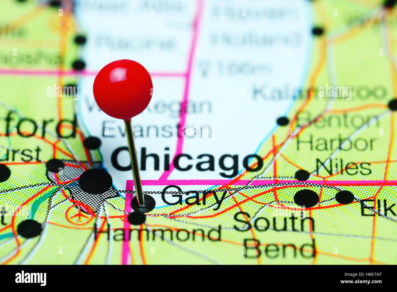 Gary world map hi-res stock photography and images - Alamy