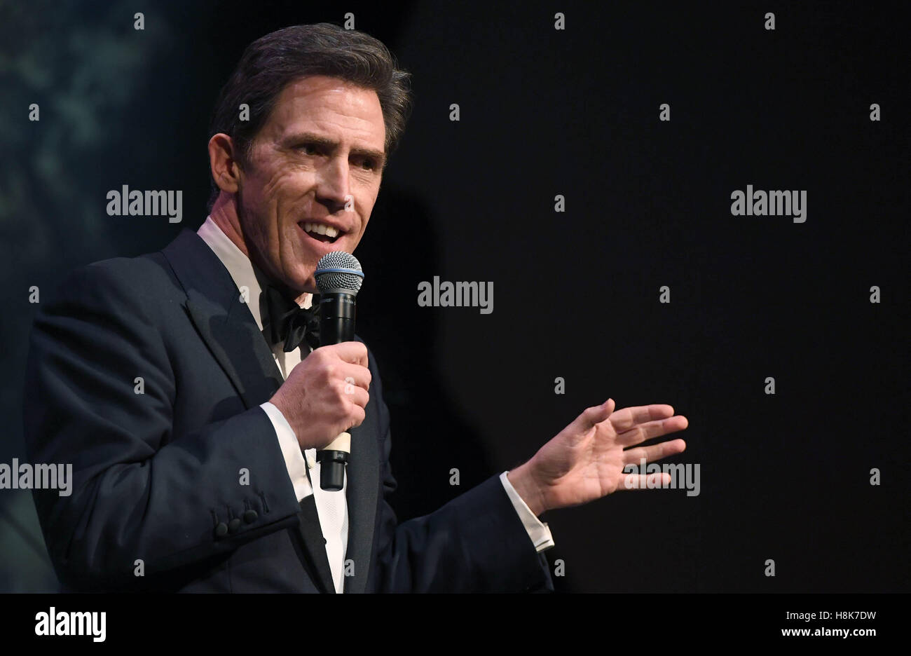Rob Brydon speaking during The London Evening Standard Theatre Awards ...