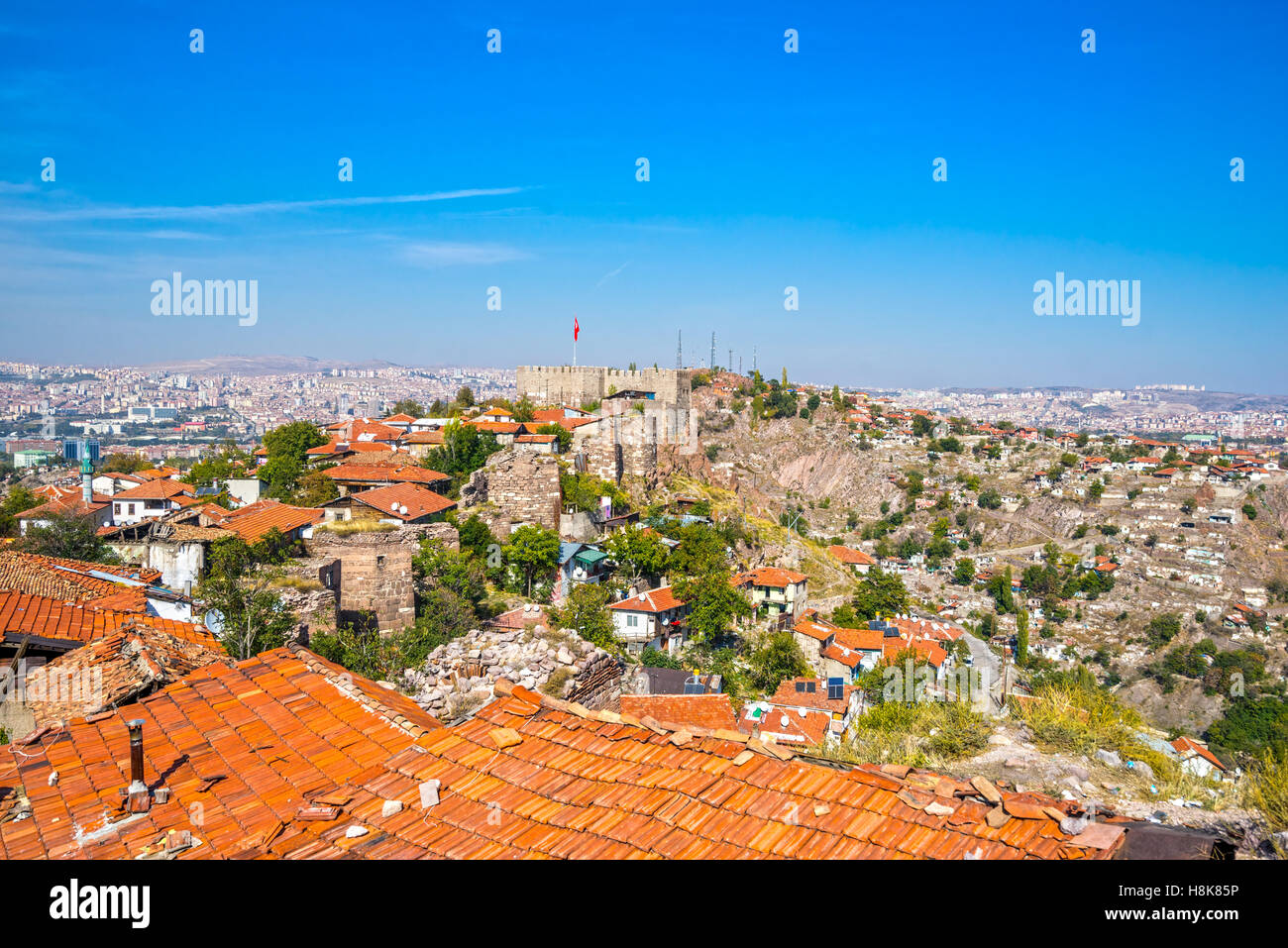 Ankara Castle in Ankara, capital city of Turkey Stock Photo - Alamy