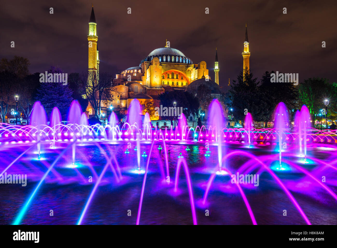 Hagia Sophia in Istanbul. The world famous monument of Byzantine ...