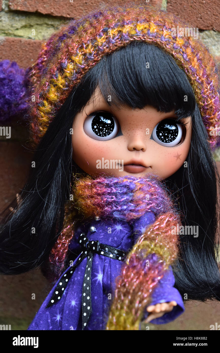 Beautiful art doll Stock Photo - Alamy