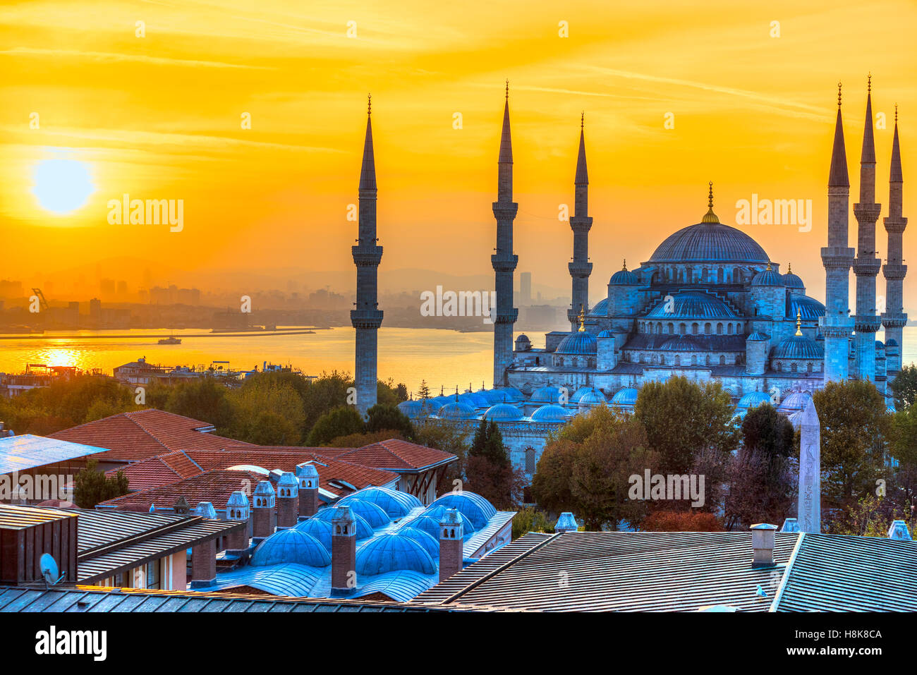 The Blue Mosque, (Sultanahmet Camii), Istanbul, Turkey Stock Photo - Alamy
