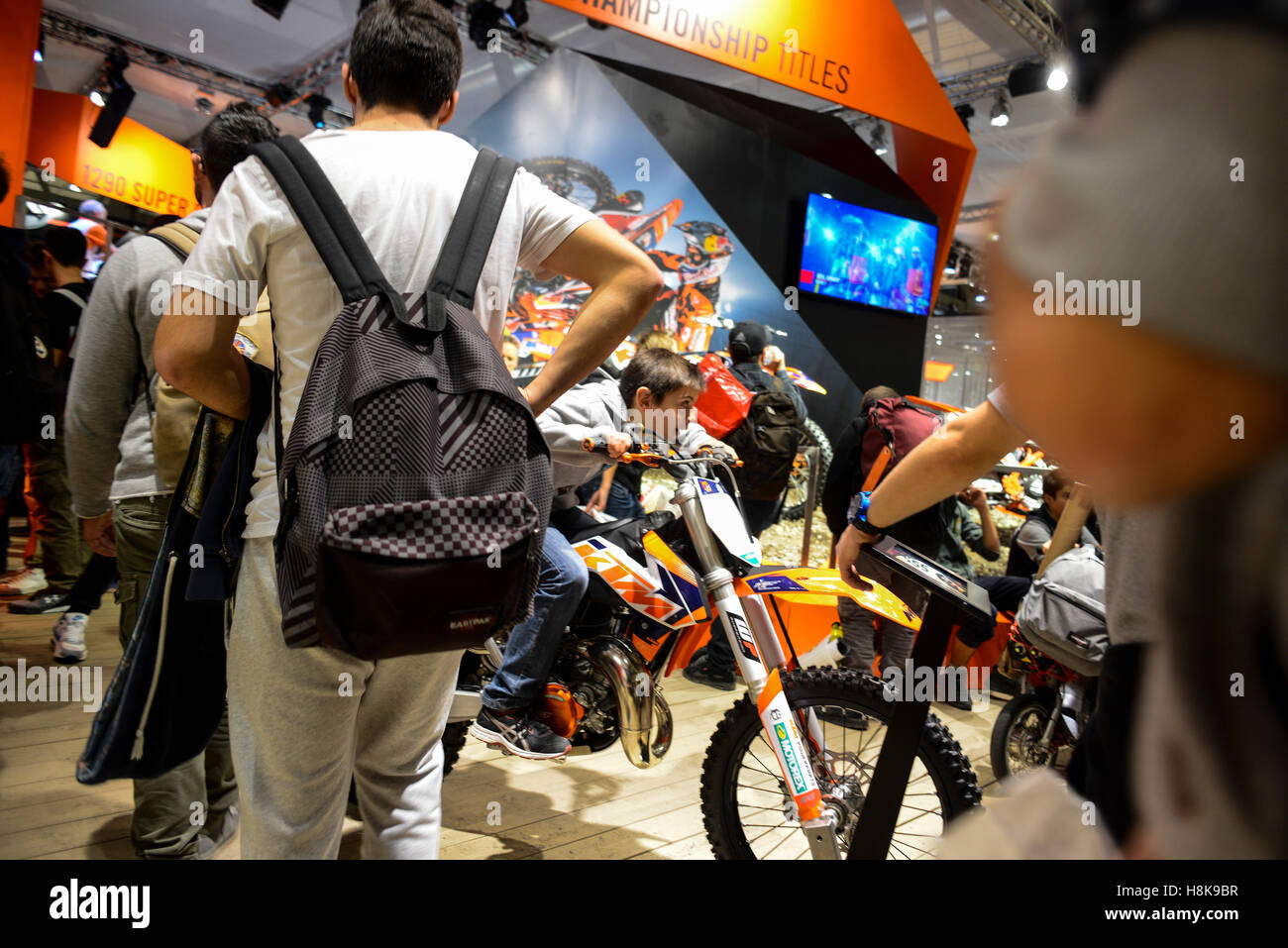 Milan, Italy. 12th Nov, 2016. EICMA 2016 International Bycicle and ...
