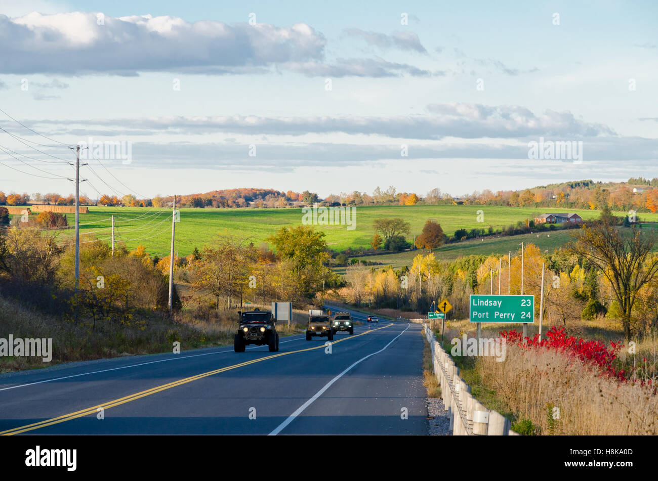 Quebec country road hi-res stock photography and images - Alamy