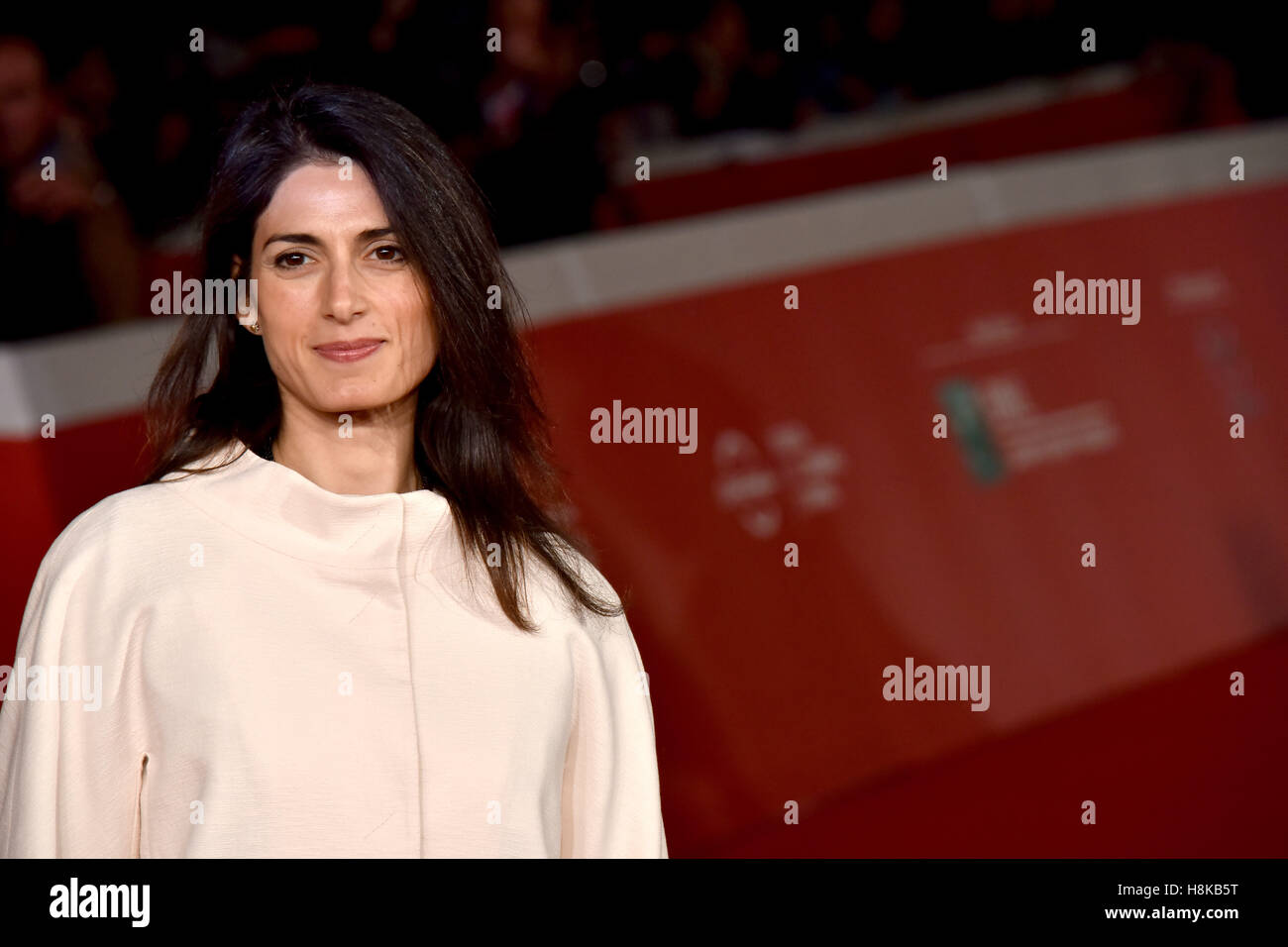 Virginia Raggi attending the premiere of 'Moonlight,' opening the 11th ...