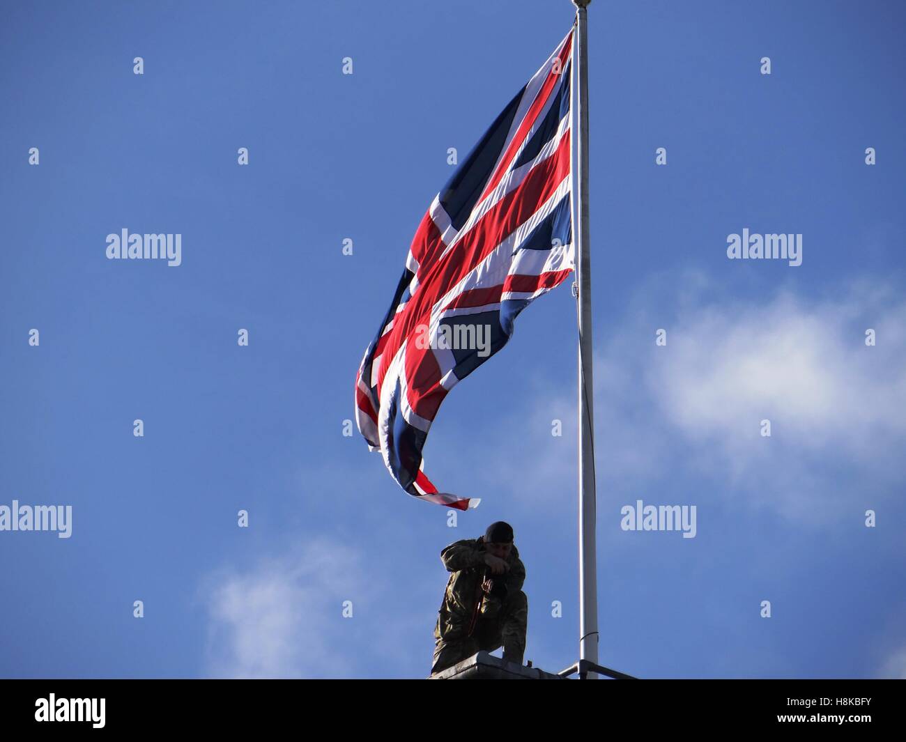 London, UK. 13th Nov, 2016. Photographer shot the event of Remembrance ...