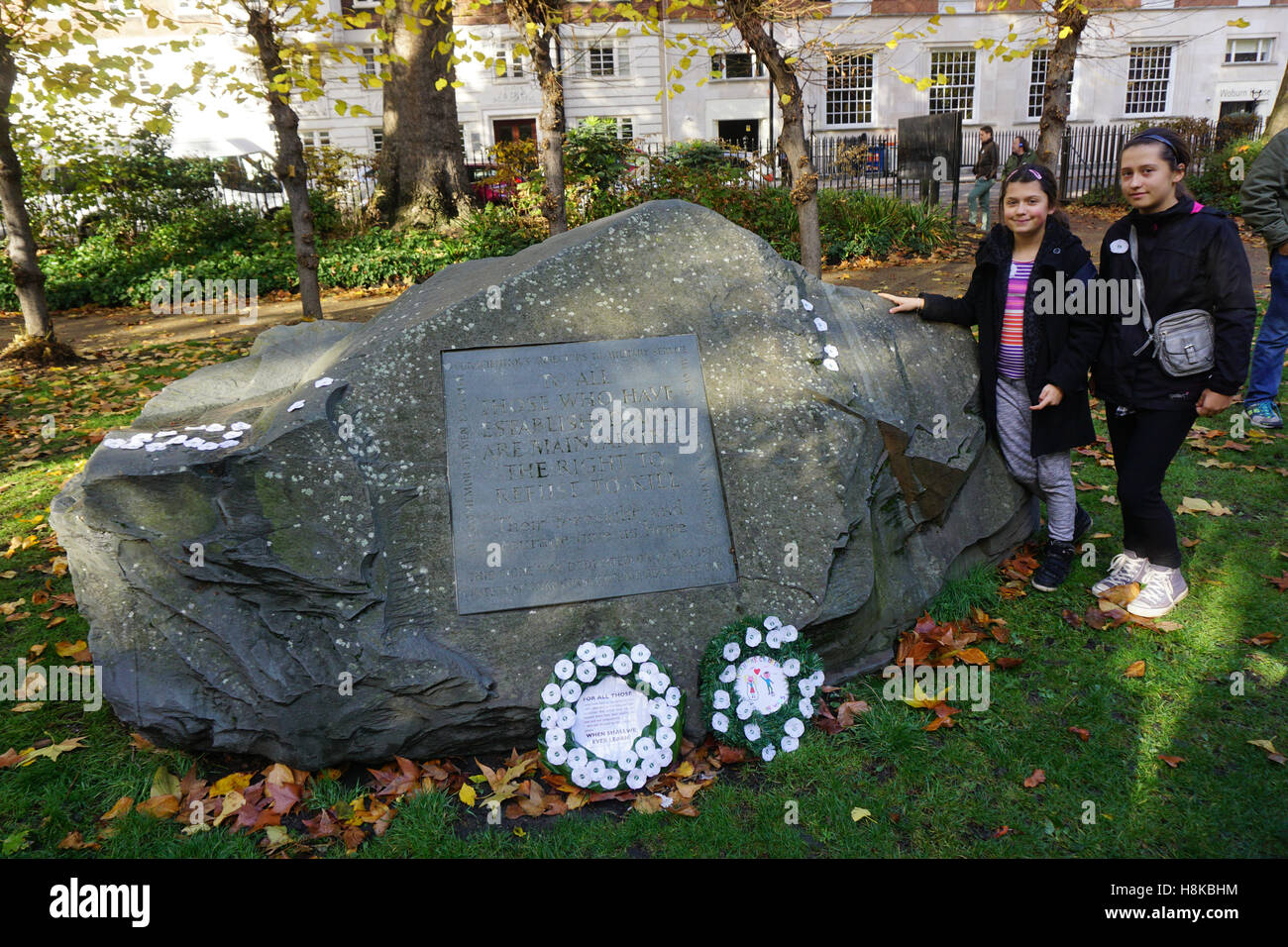 London, England, UK. 13th Nov, 2016. Peace Pledge Union to remember all ...