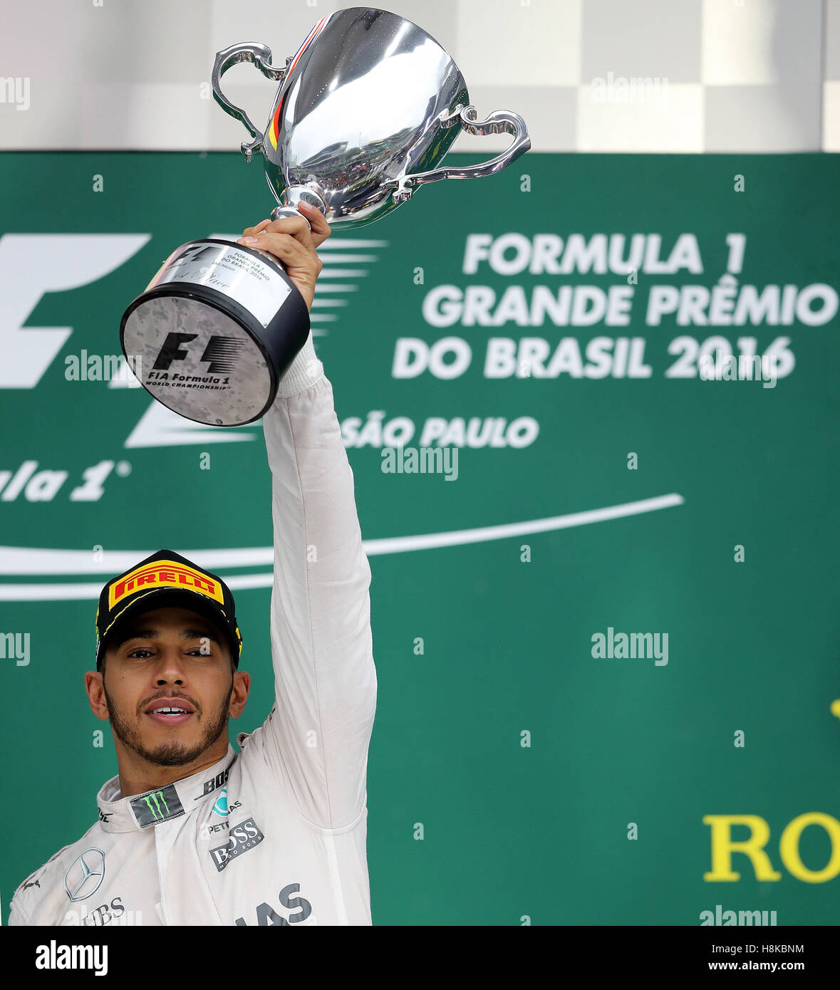 SÃO PAULO, SP - 13.11.2016: GRANDE PRÊMIO DO BRASIL DE F'RMULA 1 2016 - Lewis Hamilton (GBR ...