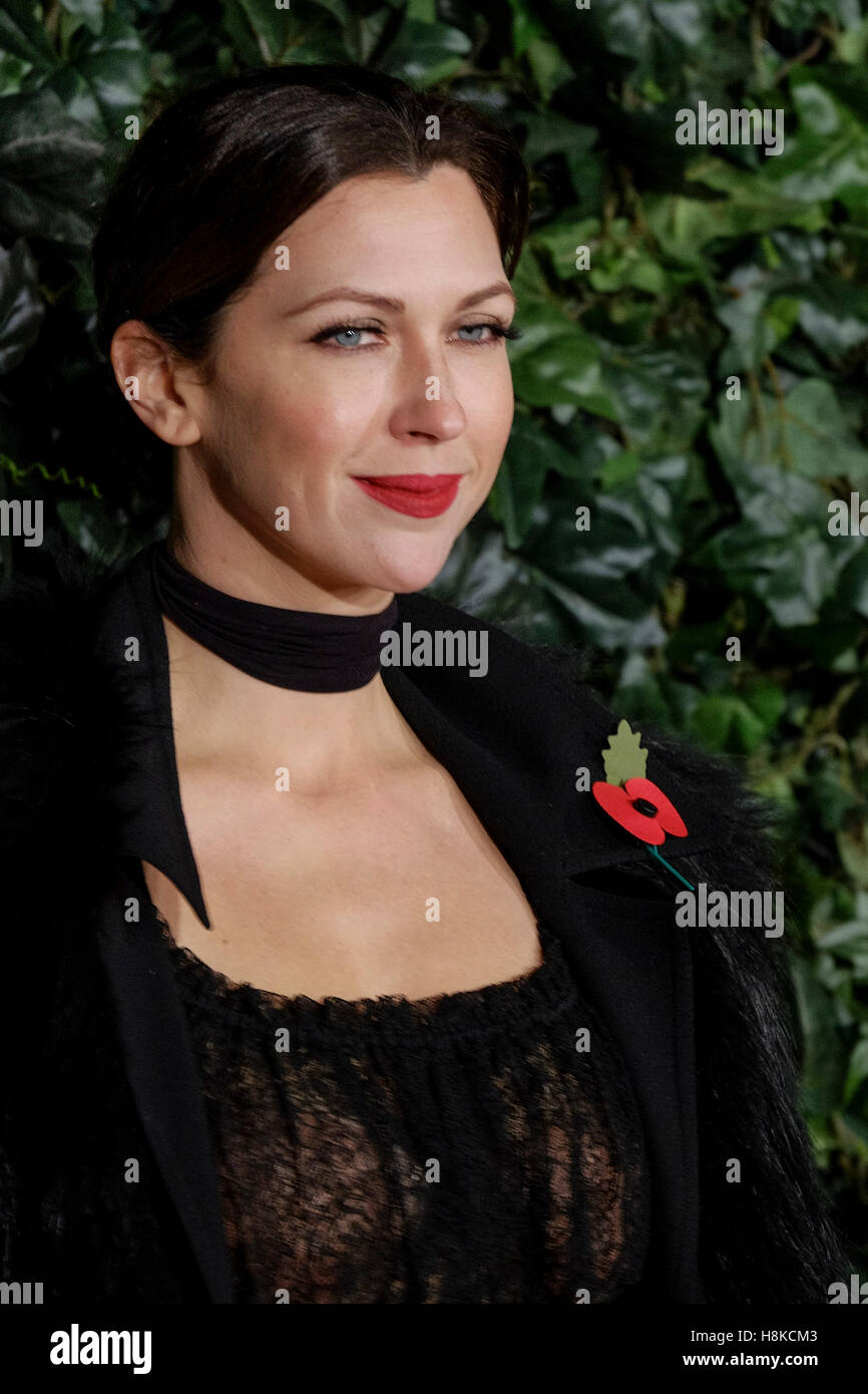 London, UK. 13th Nov, 2016. Margo Stilley arrives on the Red Carpet for ...