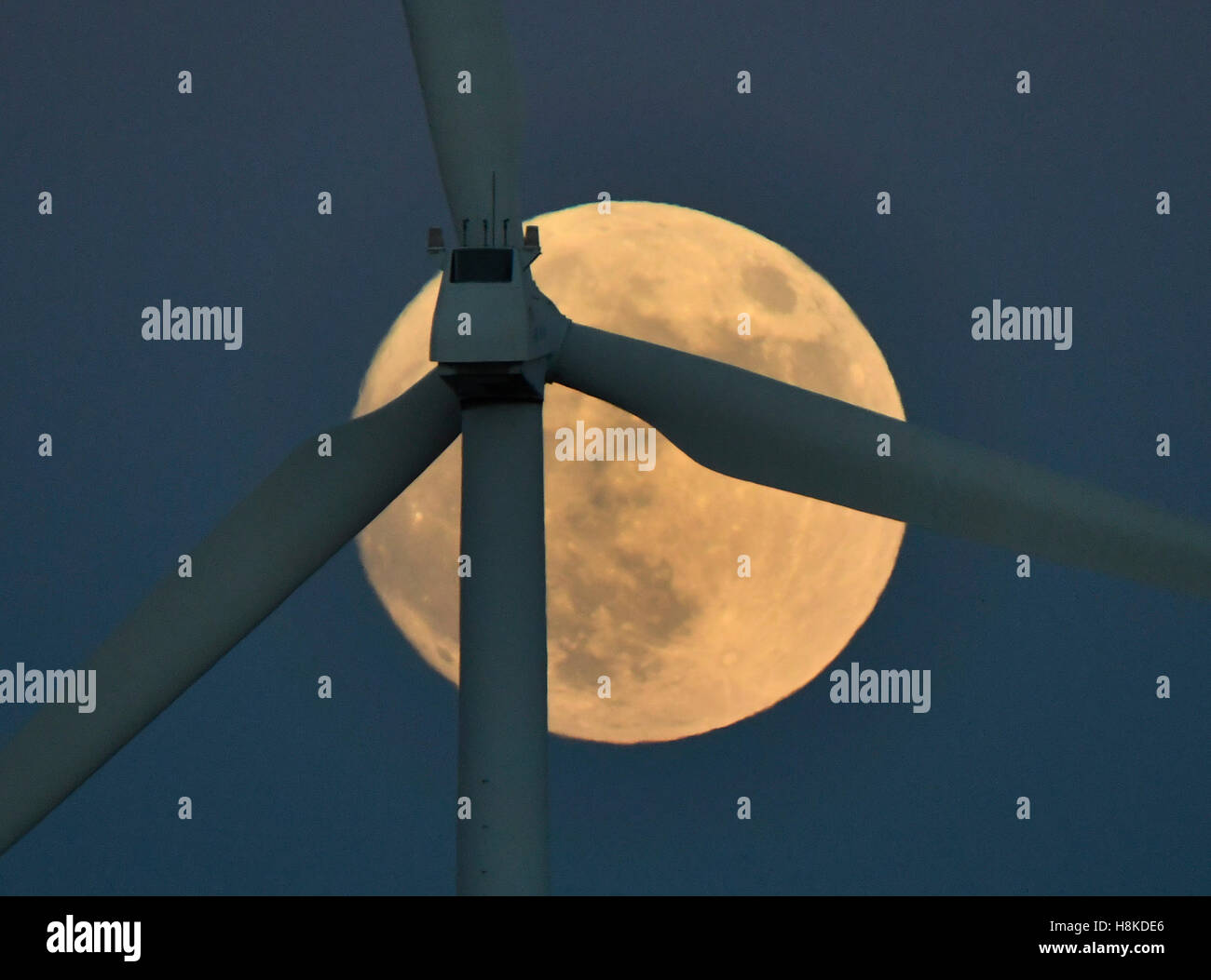 USA. 13th Nov, 2016. The super moon in November will be at its closest ...