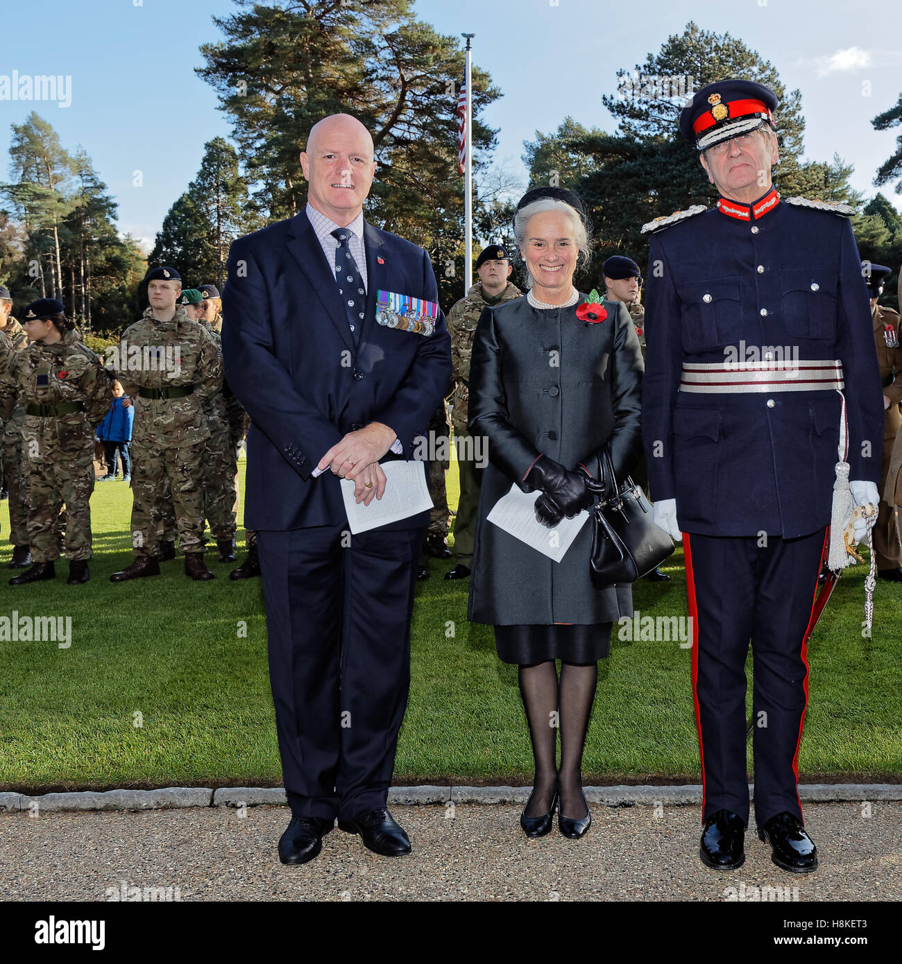 Veterans Day 2016 at Brookwood American Cemetery: L-R CWGC ...