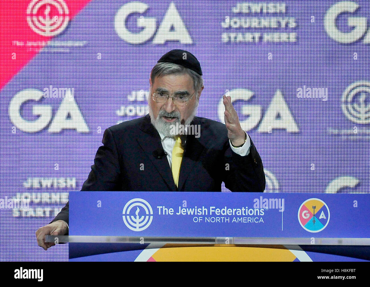 Lord Rabbi Jonathan Sacks addresses the General Assembly of the Jewish ...
