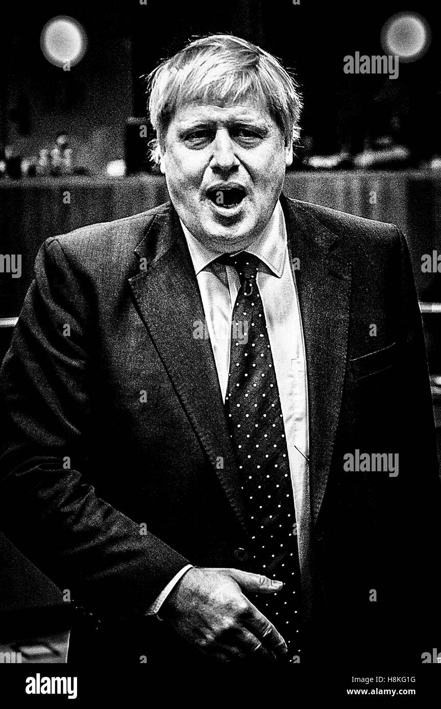 Boris johnson Black and White Stock Photos & Images - Alamy