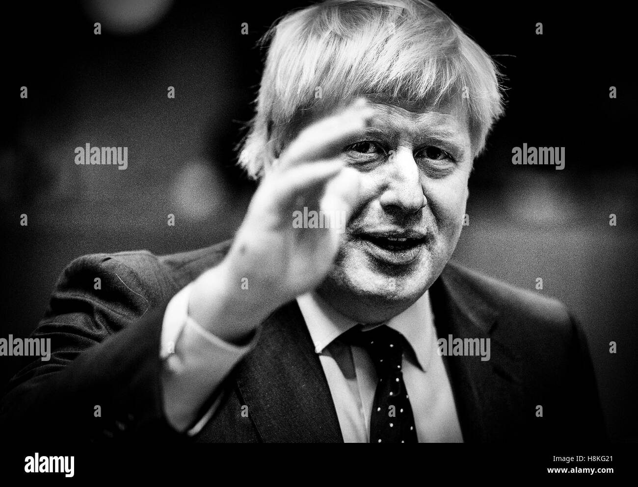Boris johnson Black and White Stock Photos & Images - Alamy