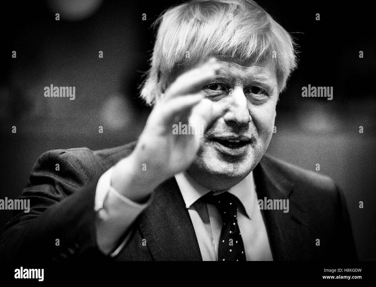 Boris johnson Black and White Stock Photos & Images - Alamy