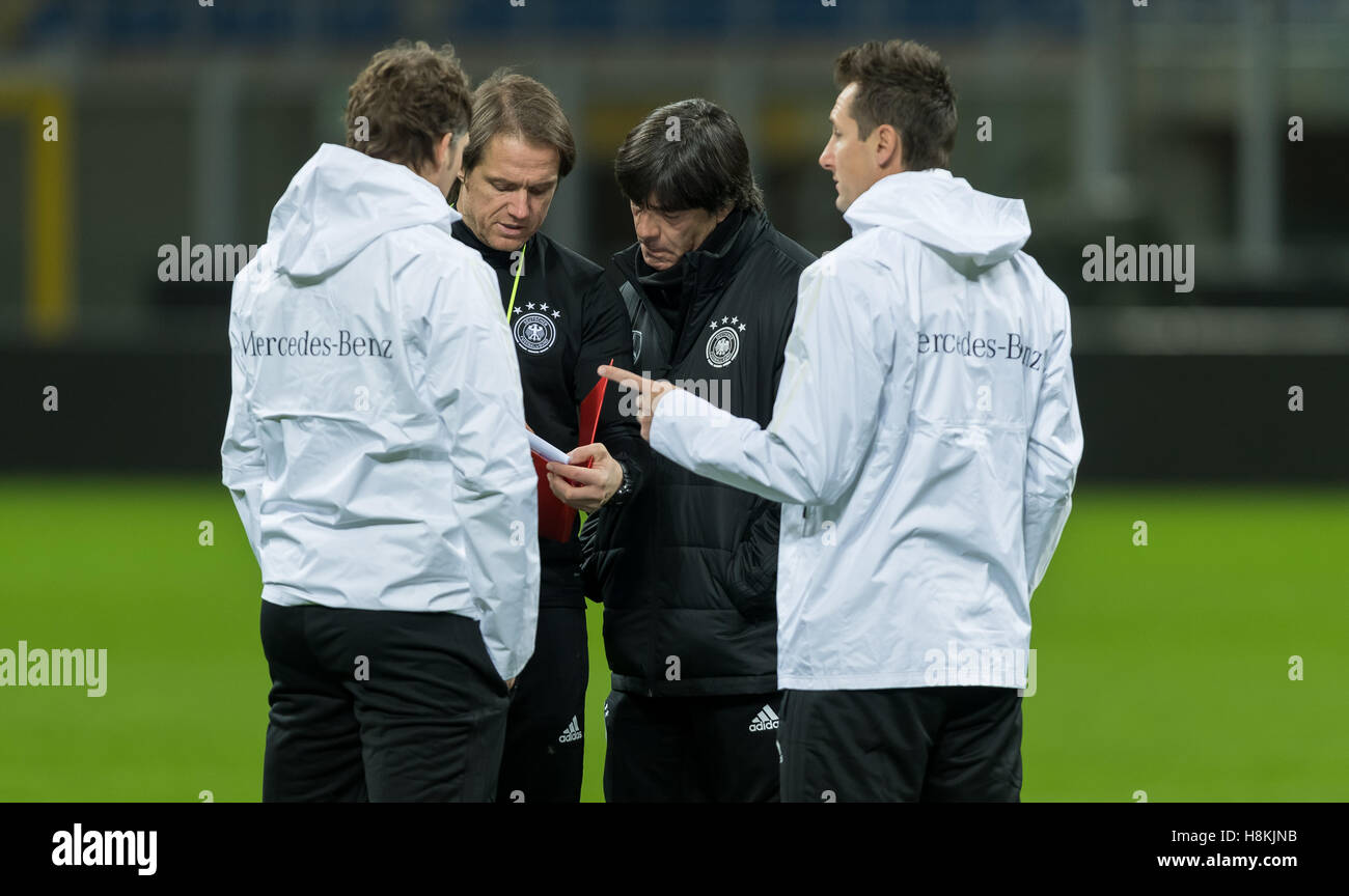Milan, Italy. 14th Nov, 2016. German national soccer assistant coach ...