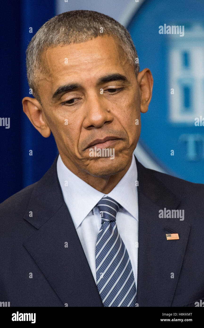 Washington Dc, DC, USA. 10th Nov, 2016. U.S. President Barack Obama ...