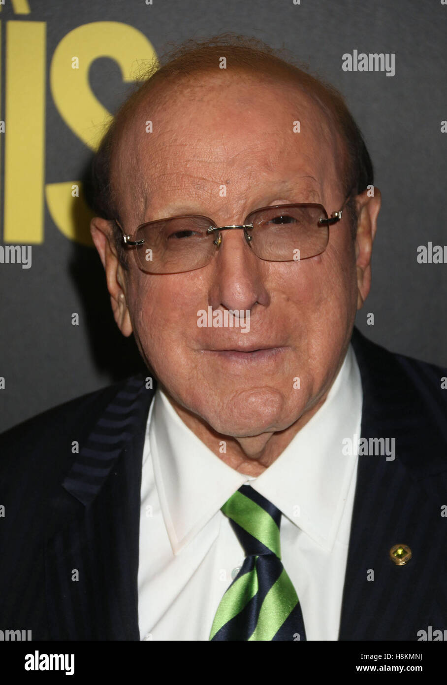 New York, New York, USA. 14th Nov, 2016. Music producer CLIVE DAVIS ...