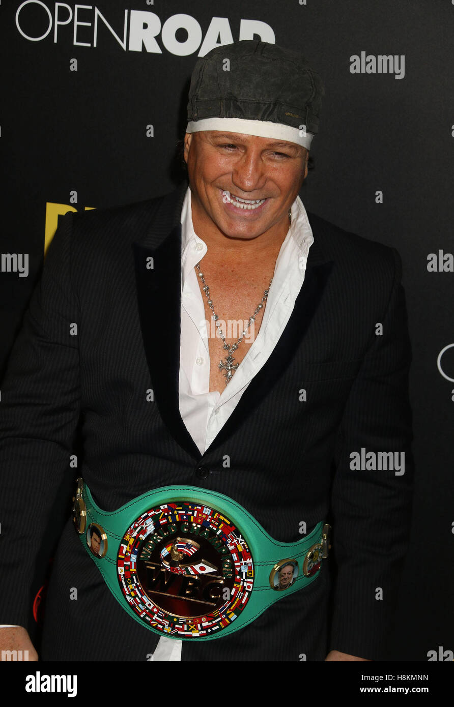 New York, New York, USA. 14th Nov, 2016. Boxer VINNY PAZ attends the ...