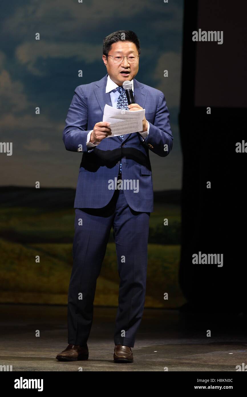 New York, NY, USA. 14th Nov, 2016. Gregory Lee at arrivals for Only ...