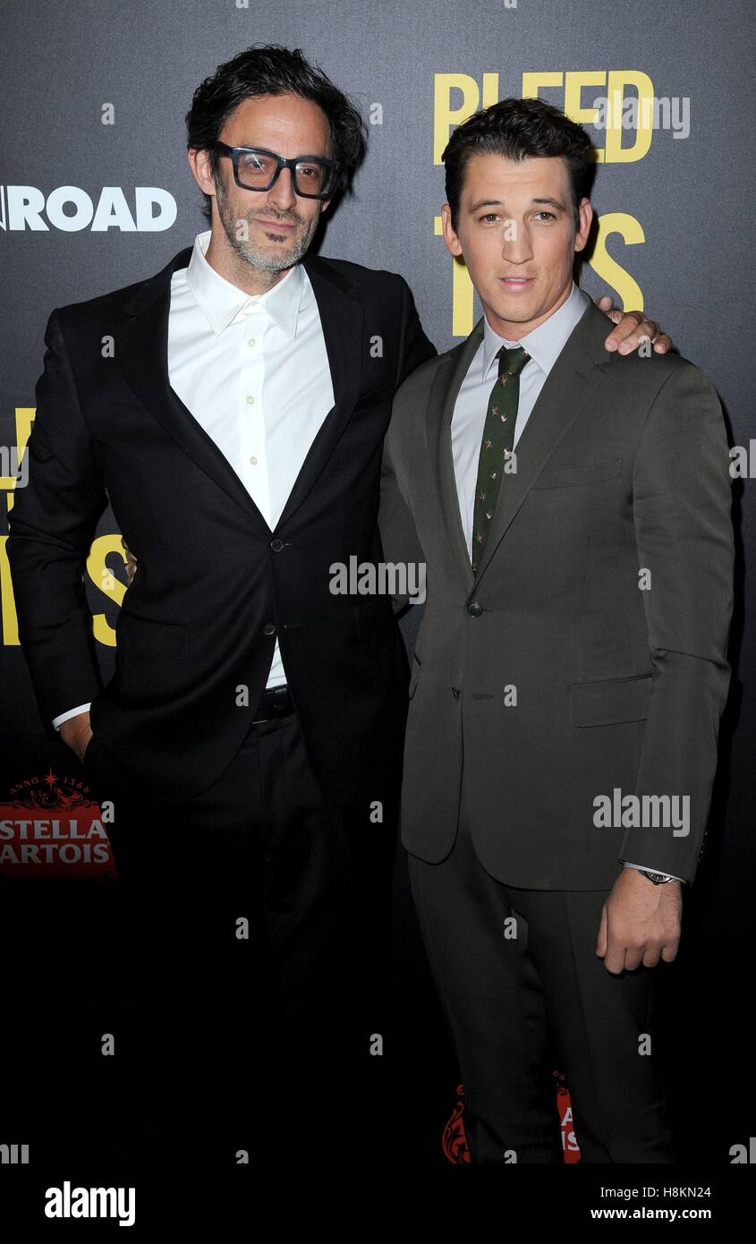 New York, NY, USA. 14th Nov, 2016. Ben Younger, Miles Teller at ...