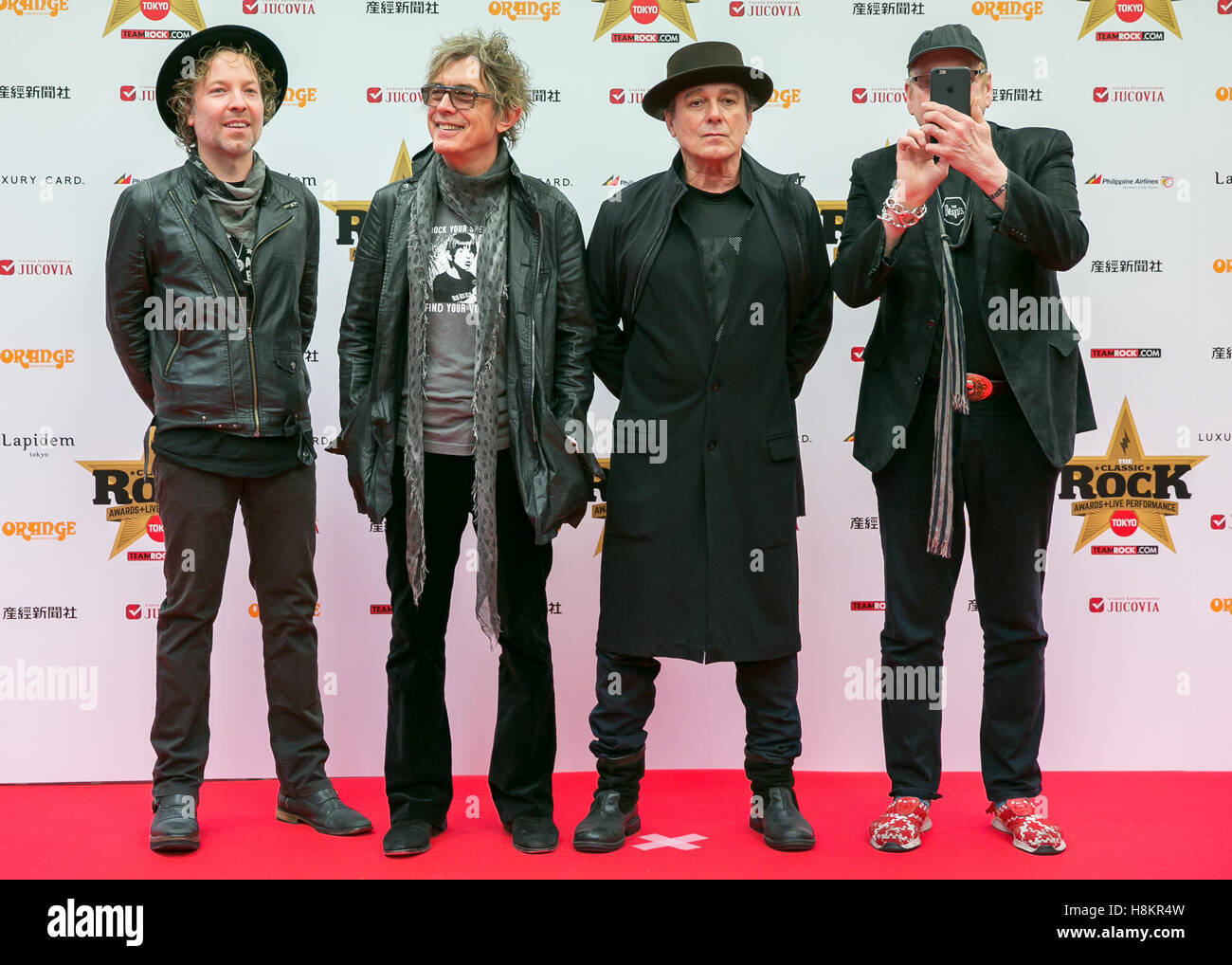 Tokyo, Japan - US rock band group Cheap Trick pose for photographers on ...