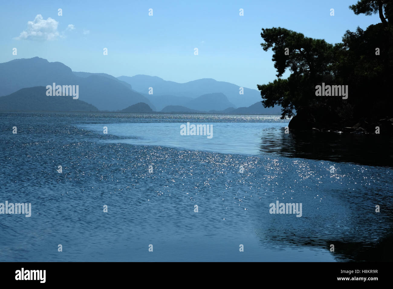 Ortaca, Turkey. 09th Oct, 2016. Lake Koycegiz in the region of Ortaca ...