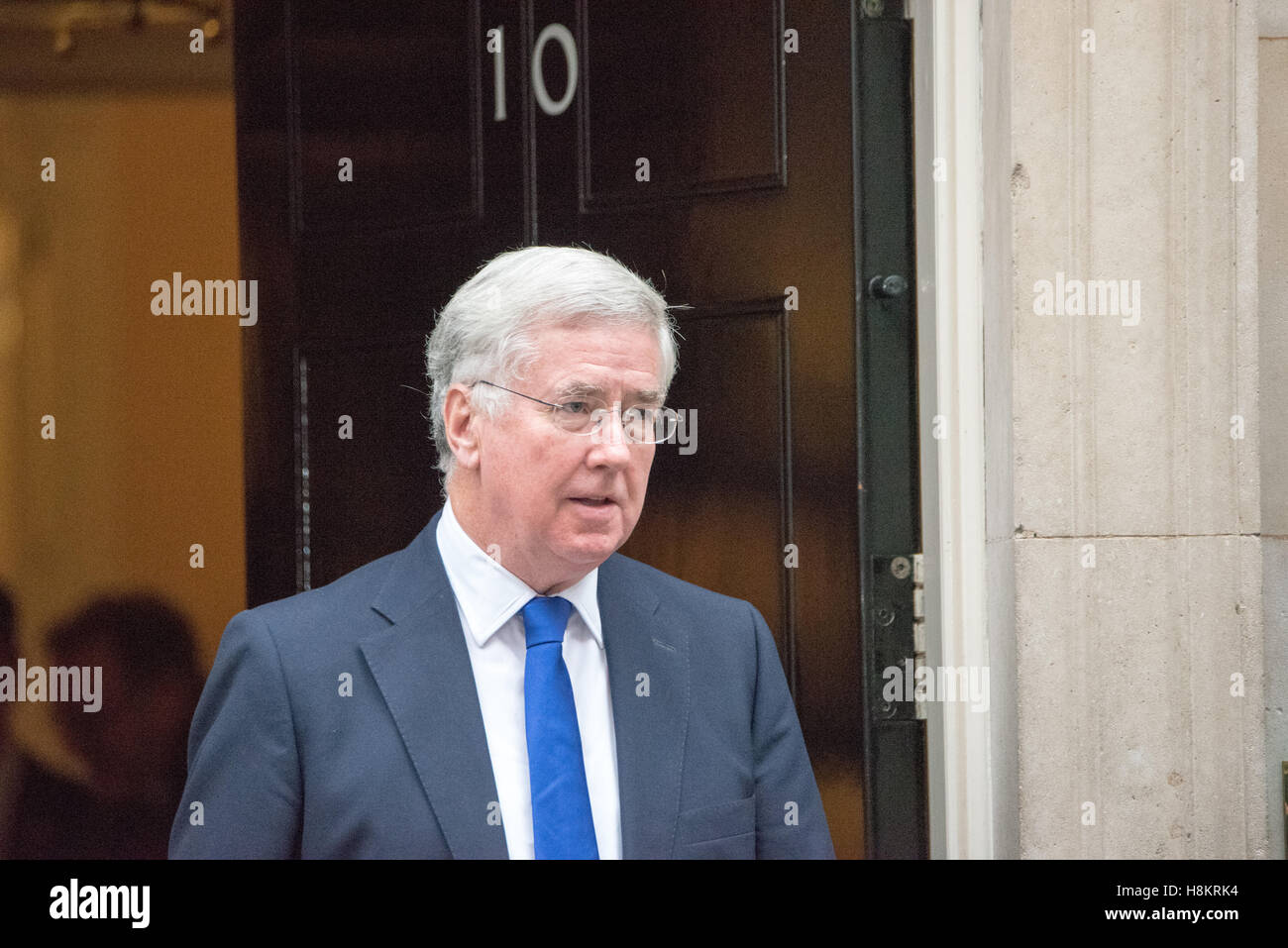London, 15th November 2016,Sir Michael Fallon, Defense Secretary ...