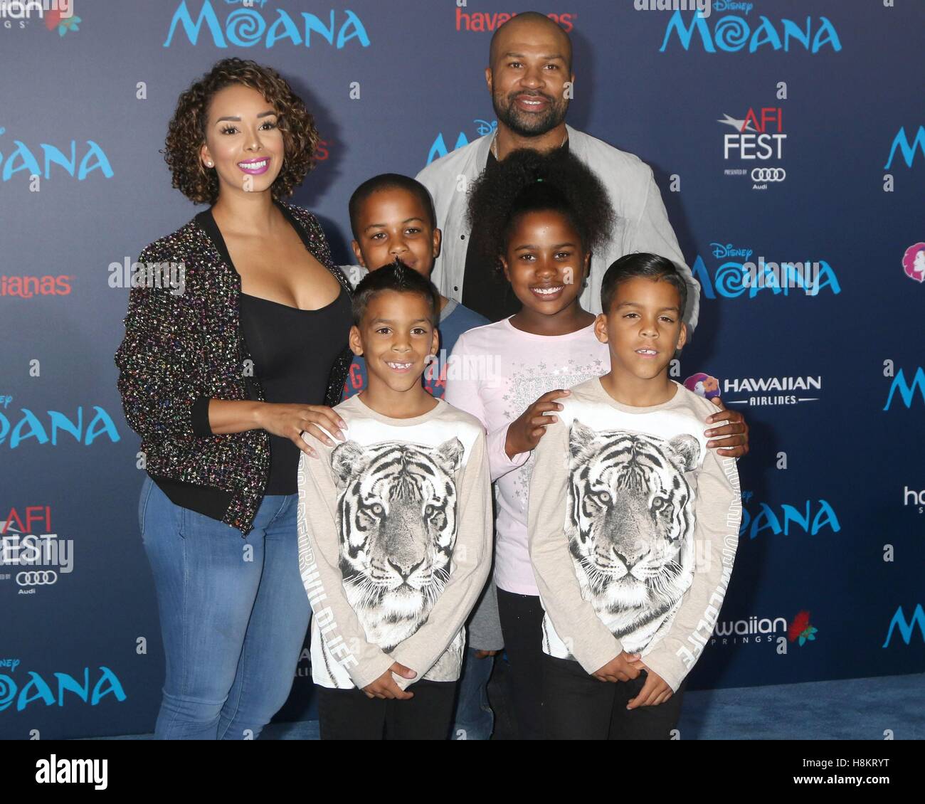 Los Angeles, CA, USA. 14th Nov, 2016. Gloria Govan, Derek Fisher ...