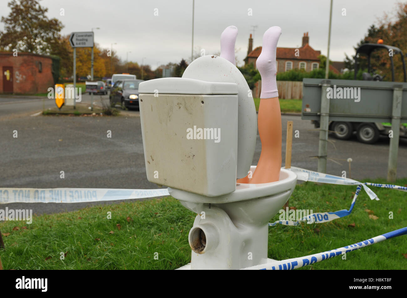 Sonning, Reading, Berkshire, UK. 15th Nov, 2016. A conceptual sculpture ...