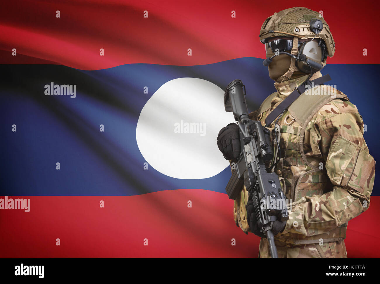Laos police hi-res stock photography and images - Alamy