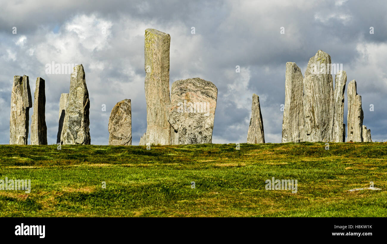 Neolithic or bronze age standing stones hi-res stock photography and ...