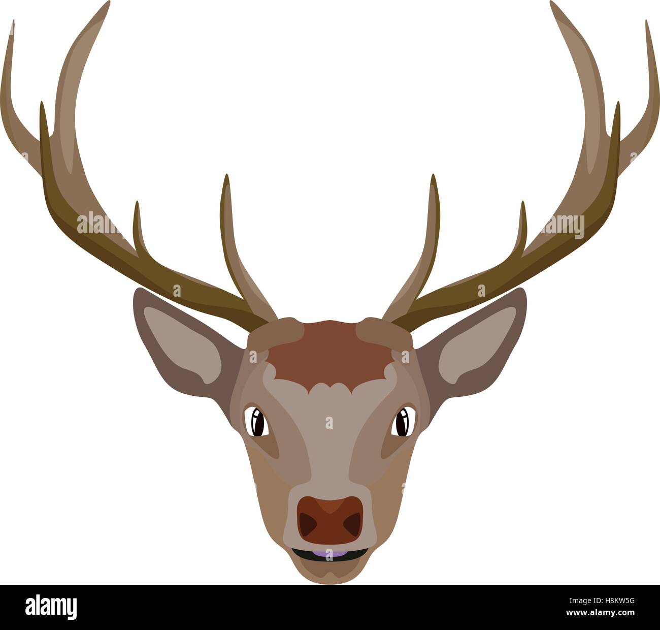 Illustration Reindeer for the creative use in graphic design Stock ...