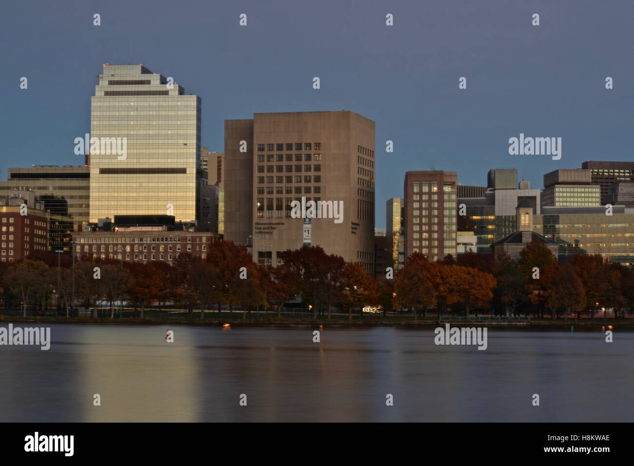 Massachusetts General Hospital at sunset in Boston's West End Stock ...