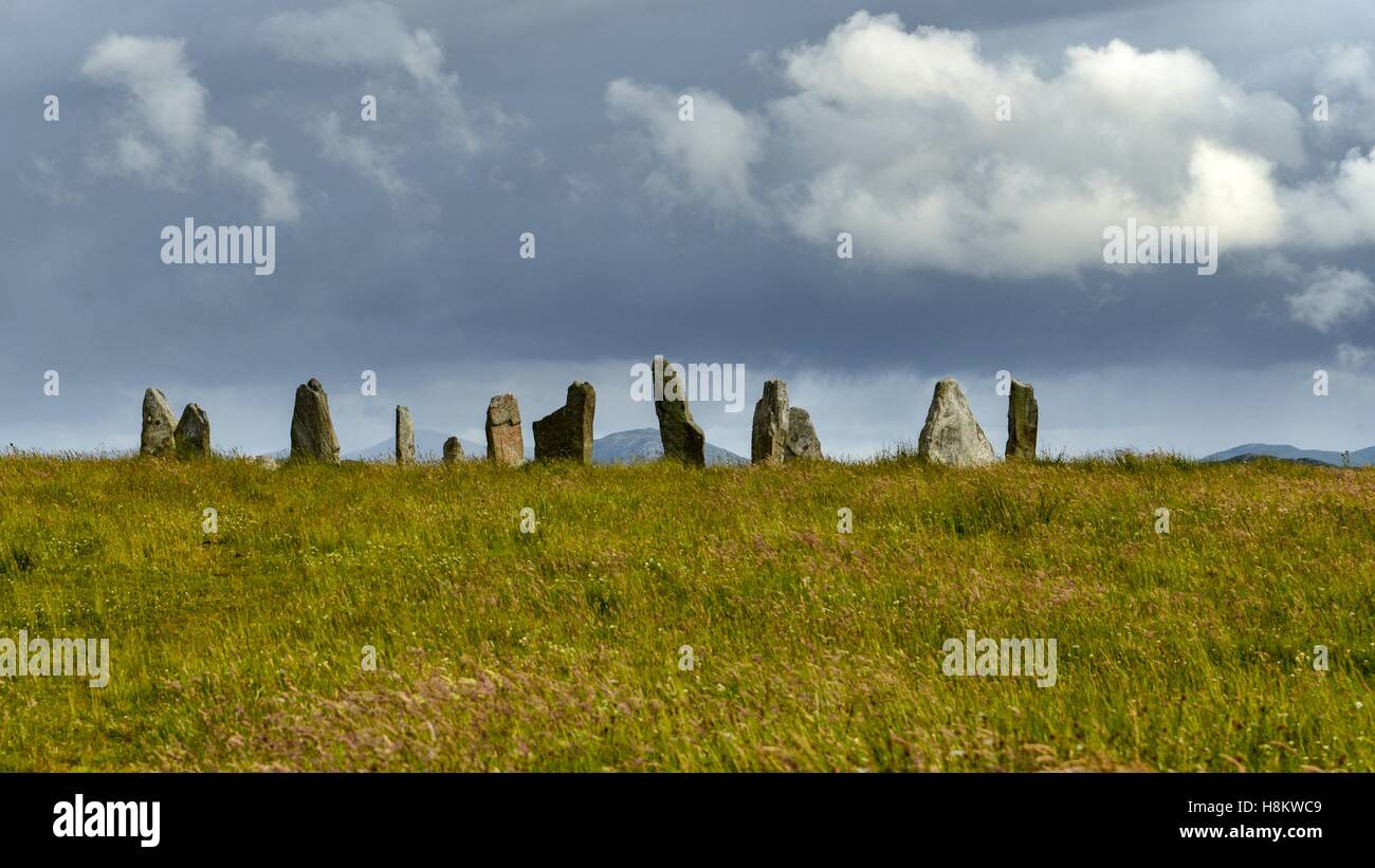 Callanish III Stone Circle Stock Photo - Alamy