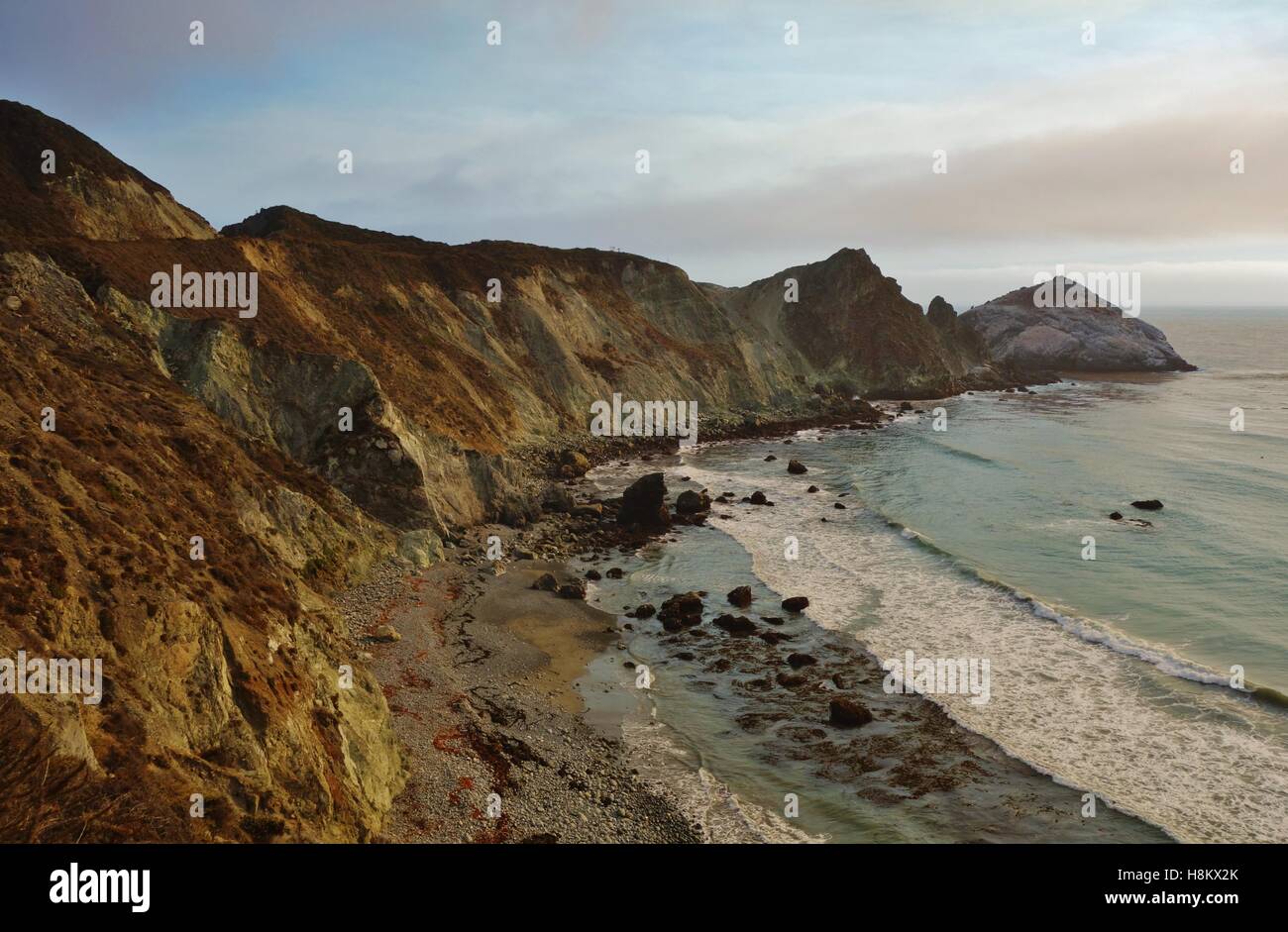 Driving in California on the Pacific Coast Highway (Route 1) from ...